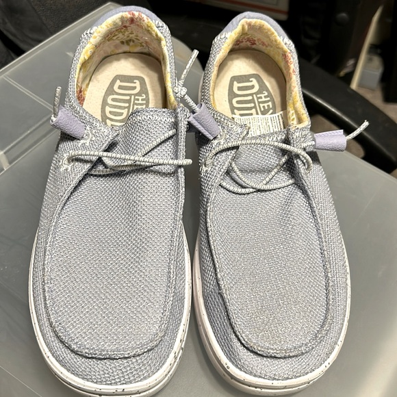 Hey Dude | Shoes | Hey Dude Shoes Beautiful Sparkly Purple Kind Of A ...